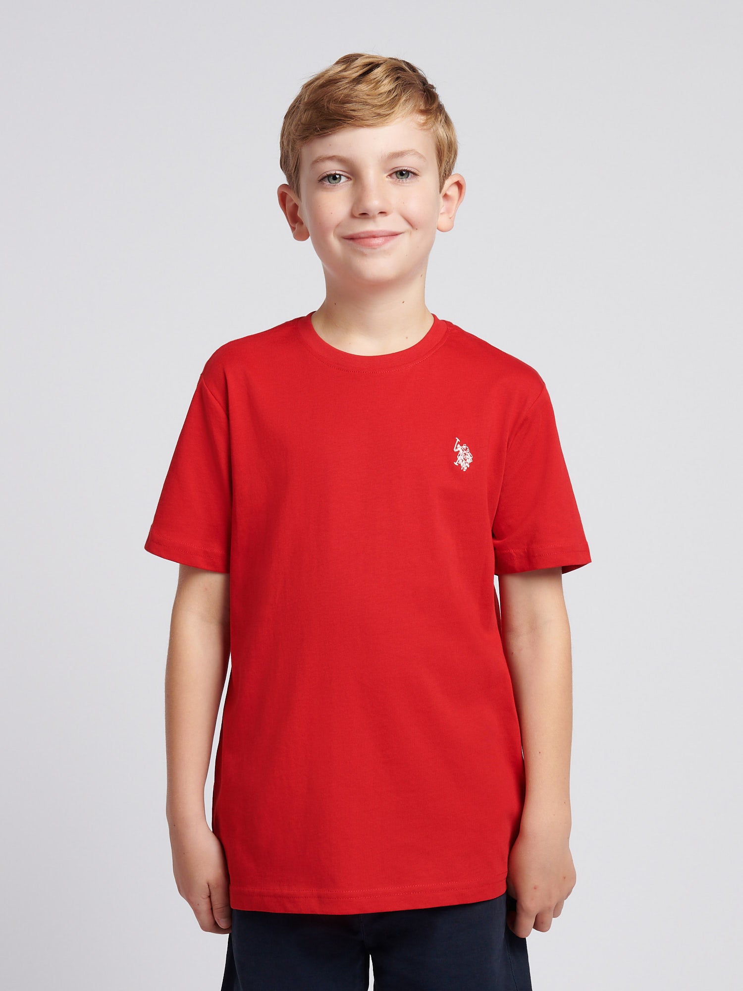 Boys USPA Back Graphic T-Shirt in Haute Red – U.S. Polo Assn. Australia